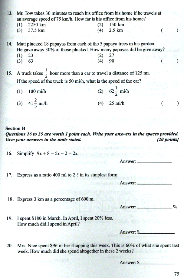Primary Mathematics 6A Intensive Practice Exodus Books Primary Mathematics 6A Intensive Practice Exodus Books